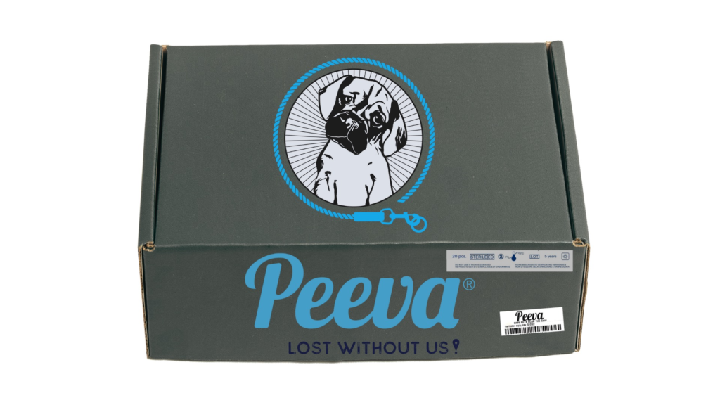 20 Count BOX of Individually Wrapped ISO Microchips and Transponders - Peeva